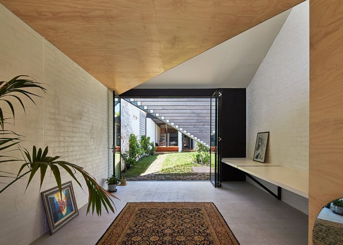 Homes and Kite-Shaped Don't Often Go Together But It Works Here