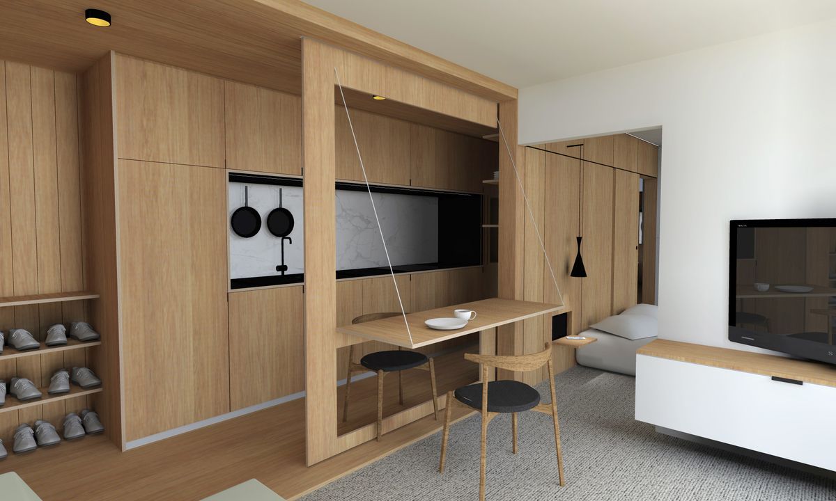 This Compact Apartment is Like a Transformer to Maximise Space
