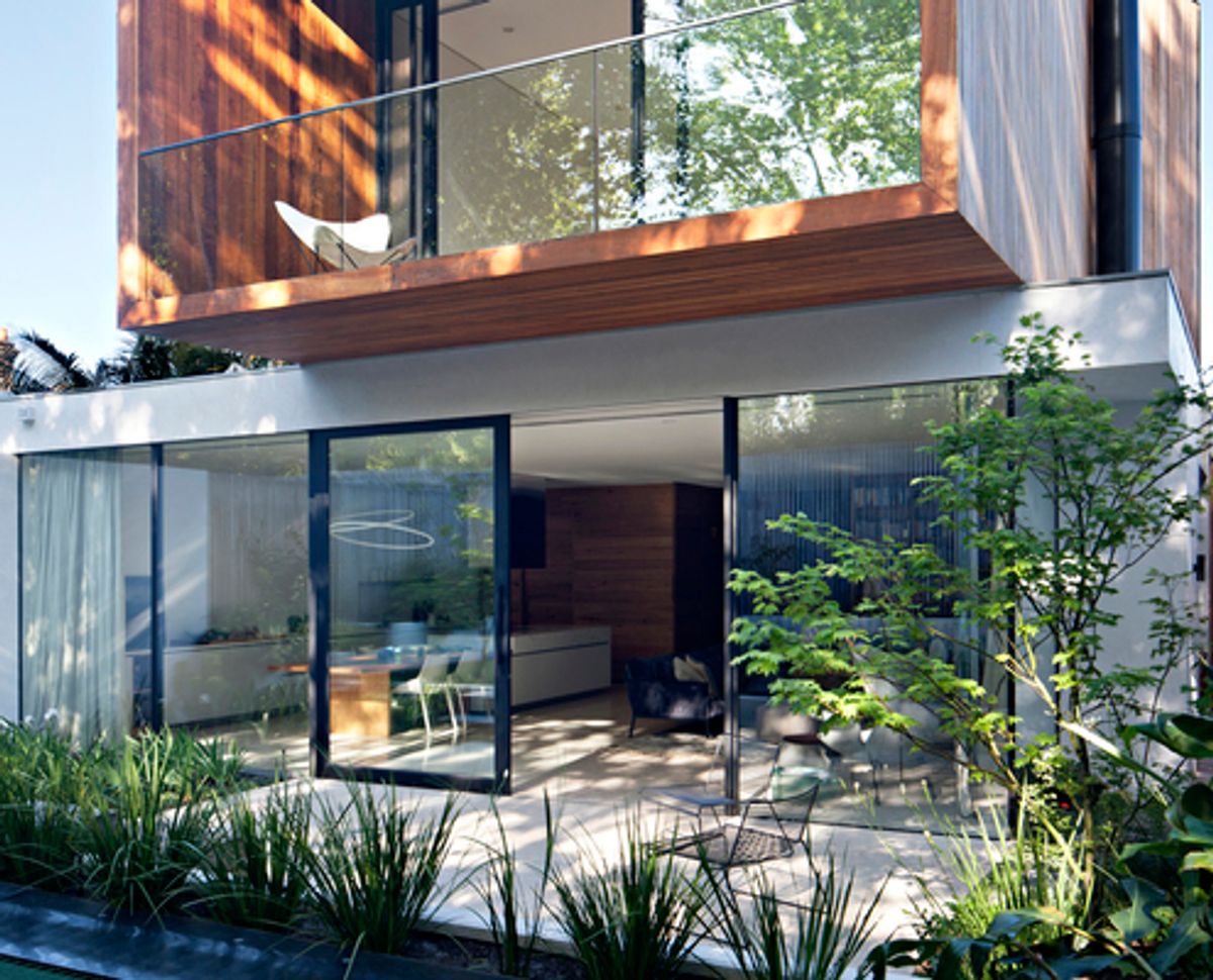 Modern Two-storey Addition Embraces the Park to the Rear of This Home