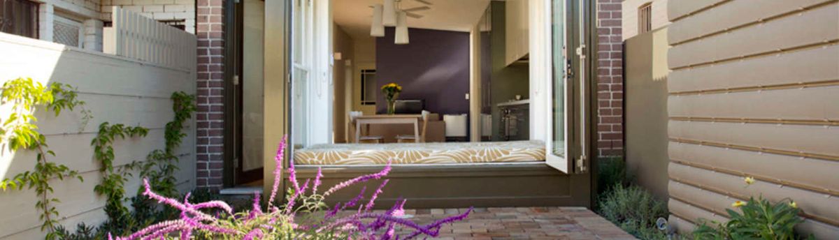 Modern Bay Window Creates a Space to Sit and Linger Outside