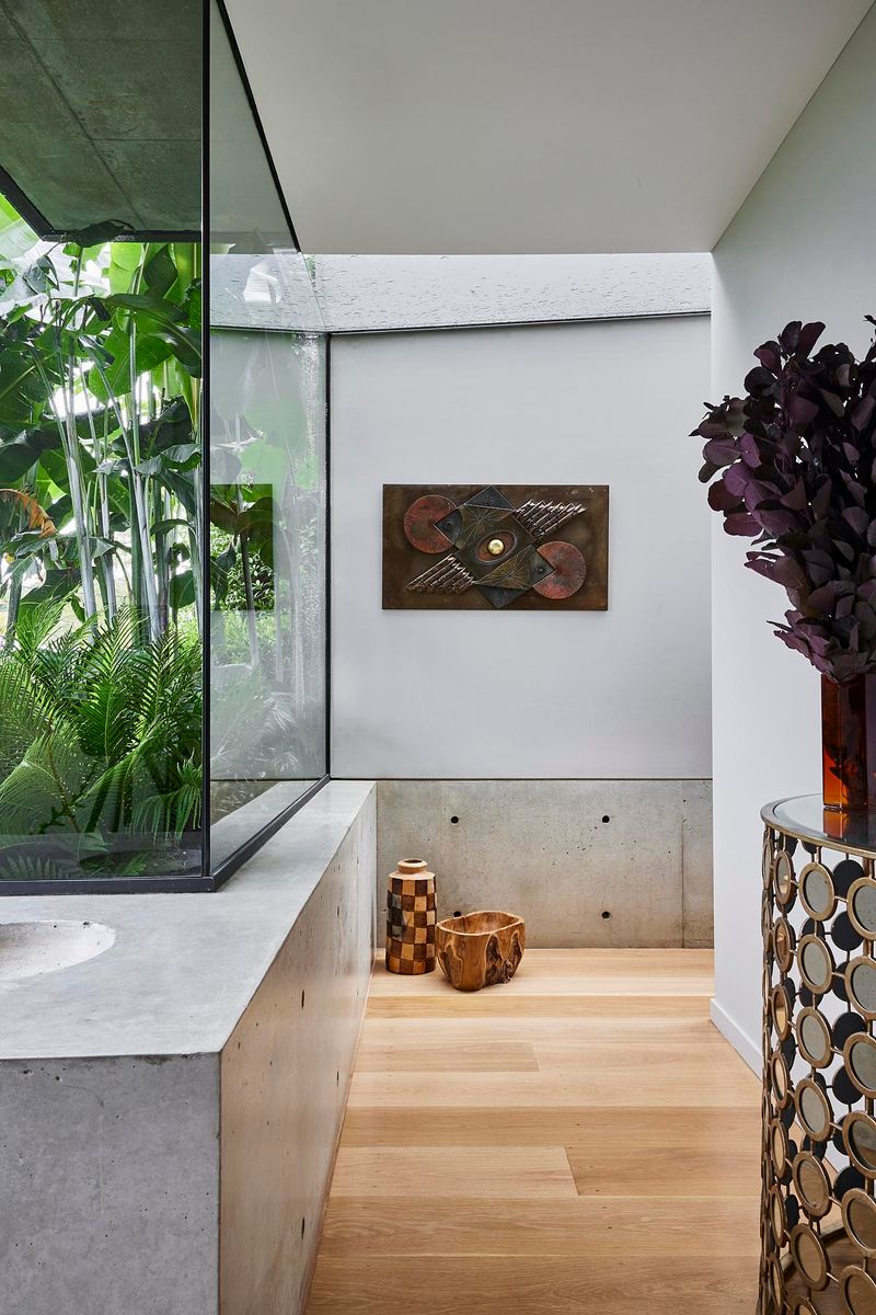 How a Designer Created a Home in a Bold Brutalist House