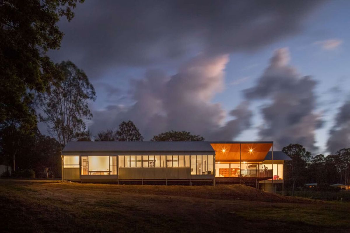 Whyatt House: Australian Bush Style Home Built From Prefabricated Shed