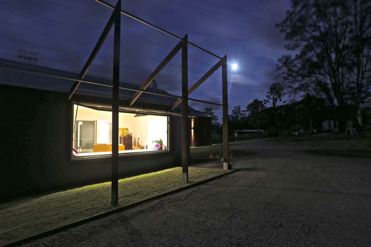 Whyatt House: Australian Bush Style Home Built From Prefabricated Shed