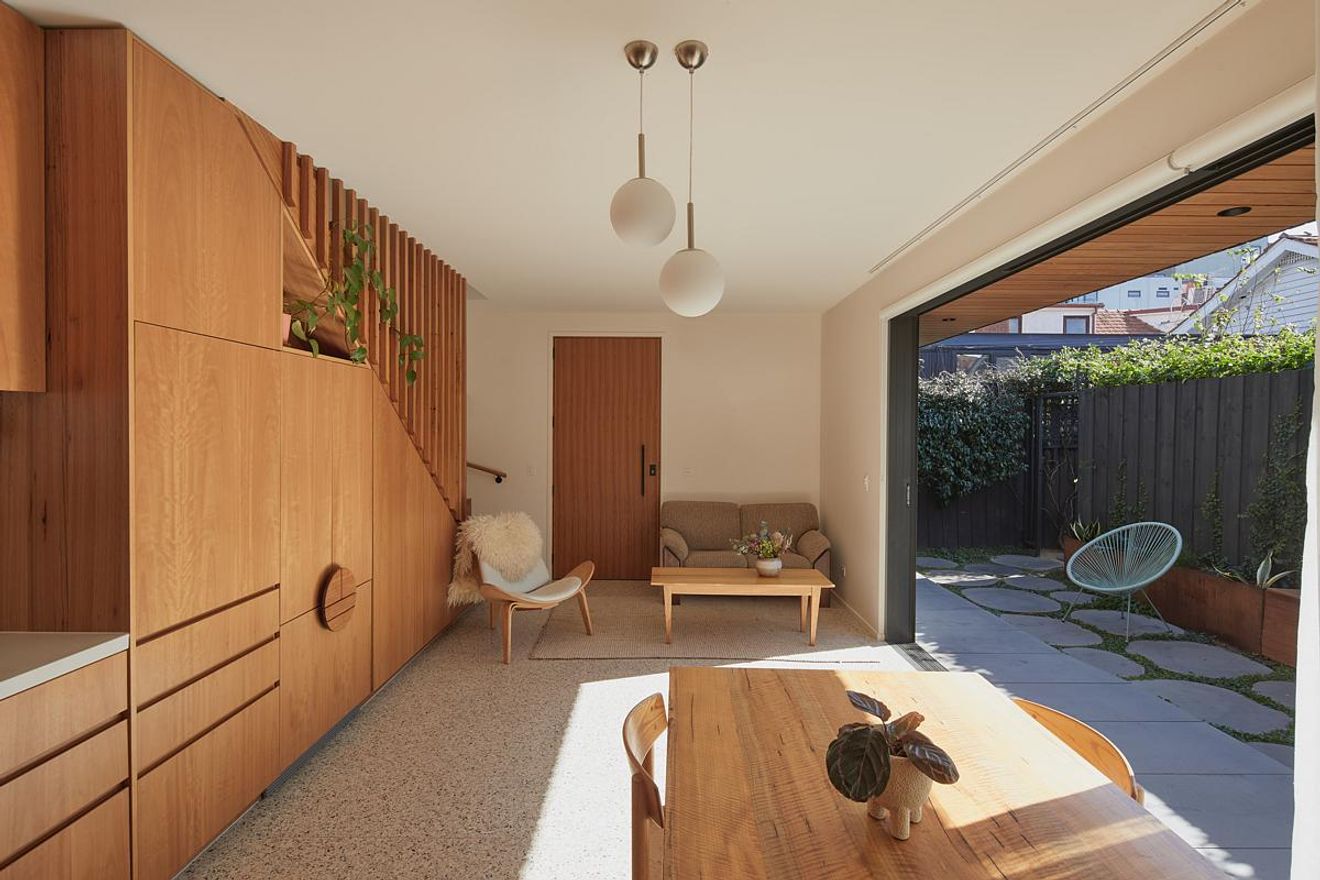 Innovative compact family home design fits in the backyard!