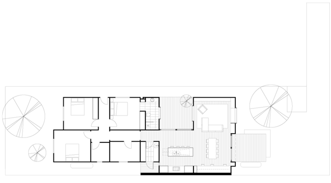 Batten and Board House: A Simple 'Box' Transforms a Weatherboard