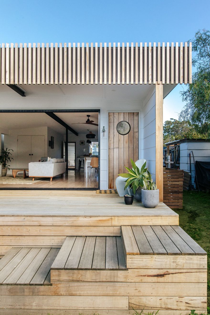 This Classic Fibro Beach Shack is Updated for a Young Family