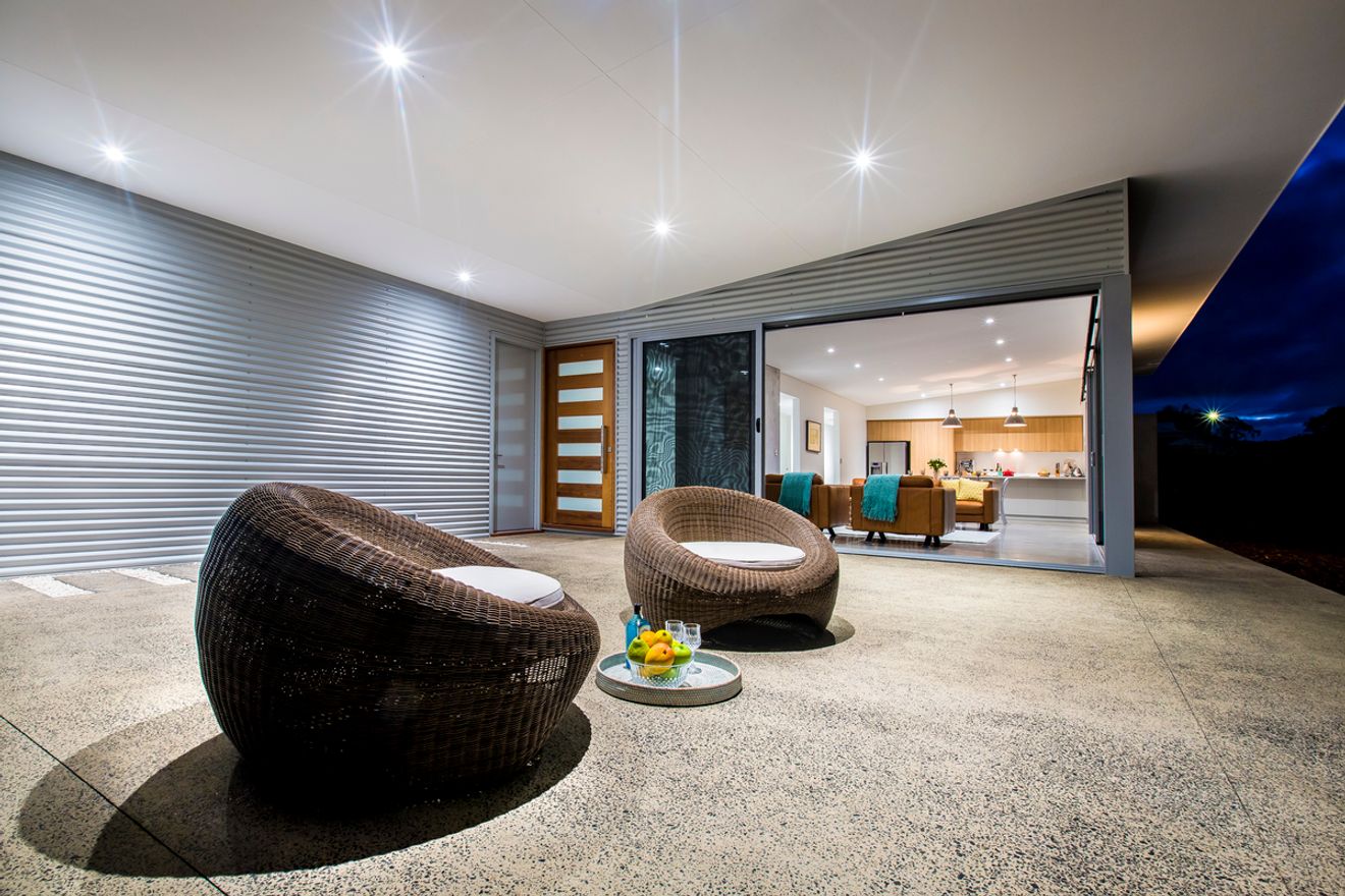 Holiday Shack Blends Mid Century Modern with Australian Rural Shed