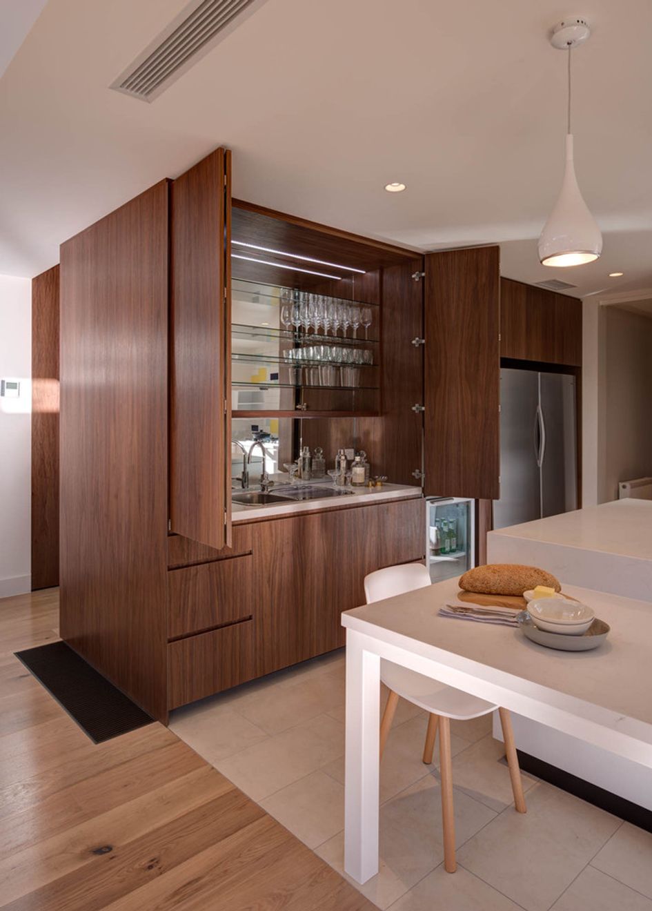 A Stunning Timber Lined Clerestory is the Centrepiece of This Reno