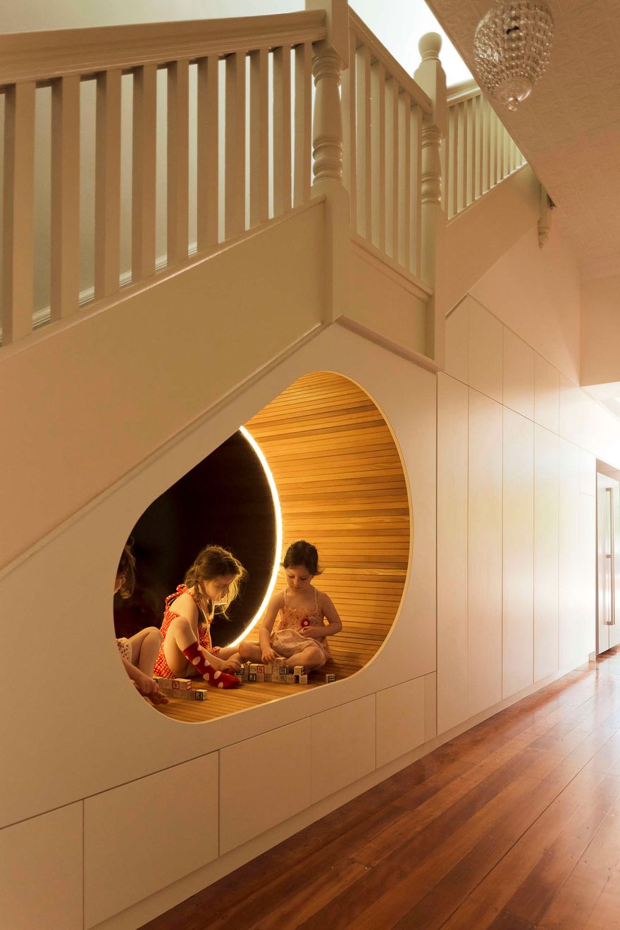 A Fun, Kid-Friendly Home for a Family with Four Children Under Four