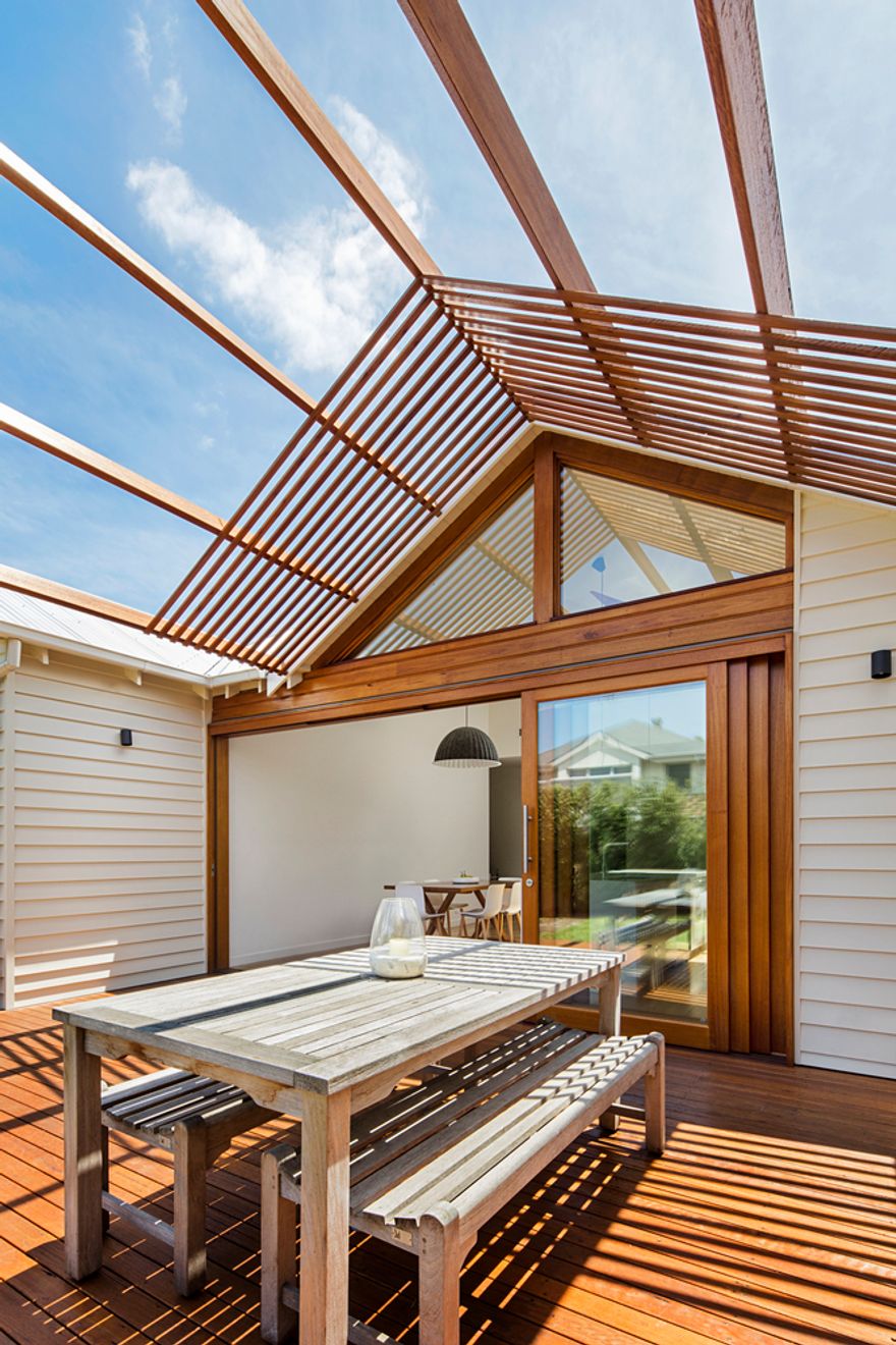Twin Gables, Rather Than Extra Floor Area, Give the Illusion of Space