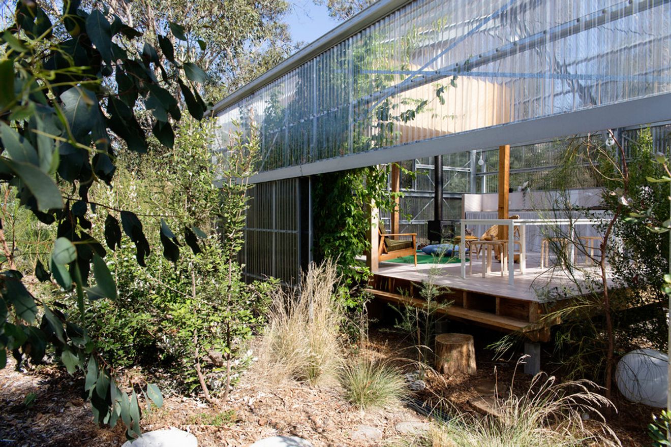 With Translucent Walls This Minimal Home Melts into the Landscape