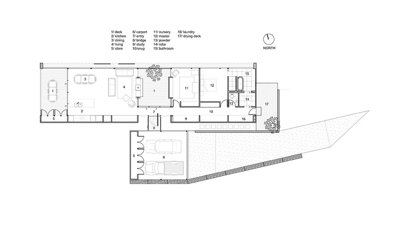 Highway House Seems to Float Dramatically Above a Sheer Slope