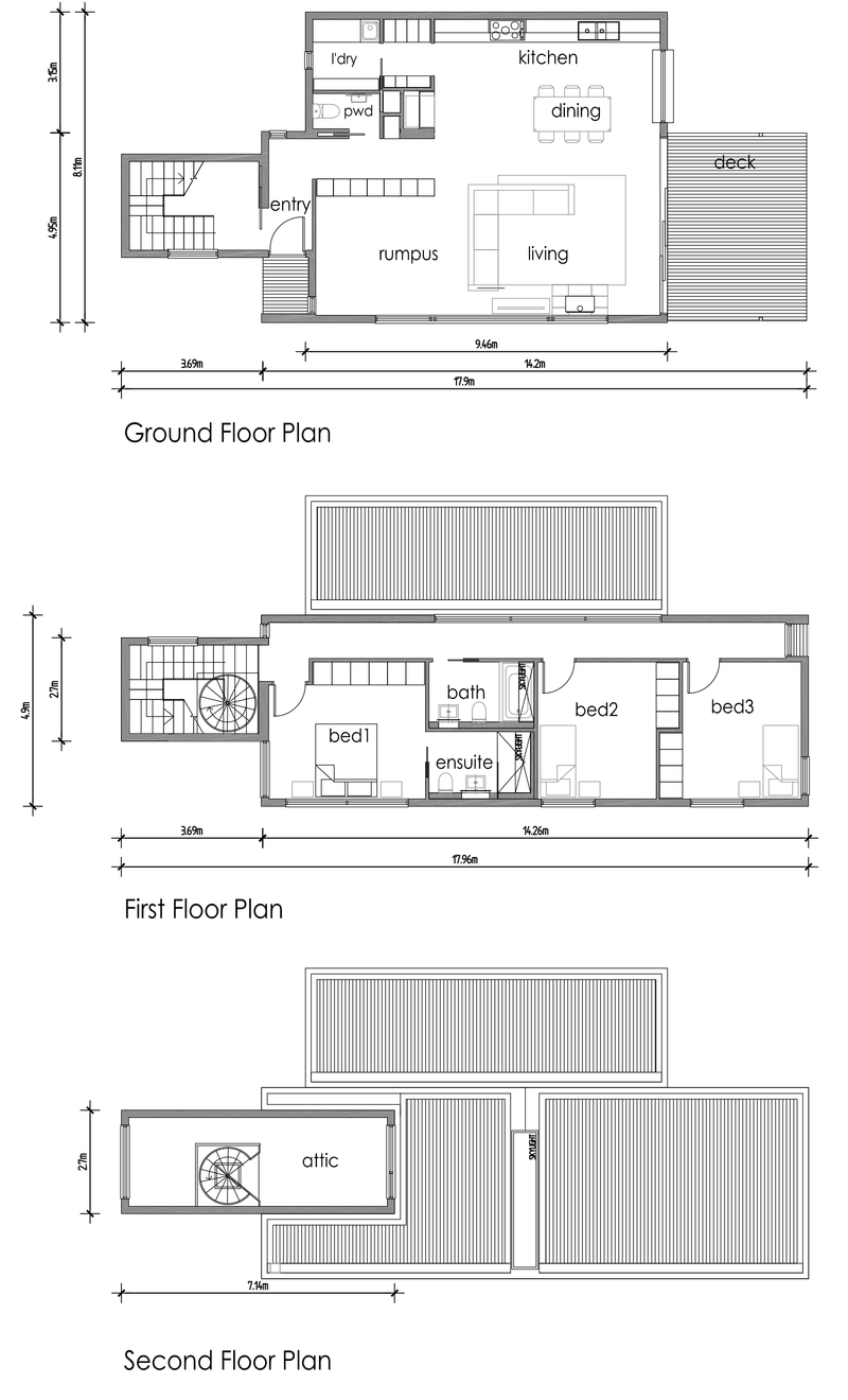 Modular Tower House's Lofty Design Makes a Statement in Sleepy Suburb