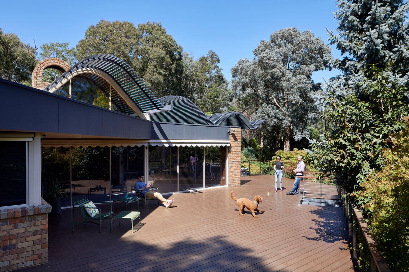 Inspired by the Original Home a New Pergola Improves Outdoor Living