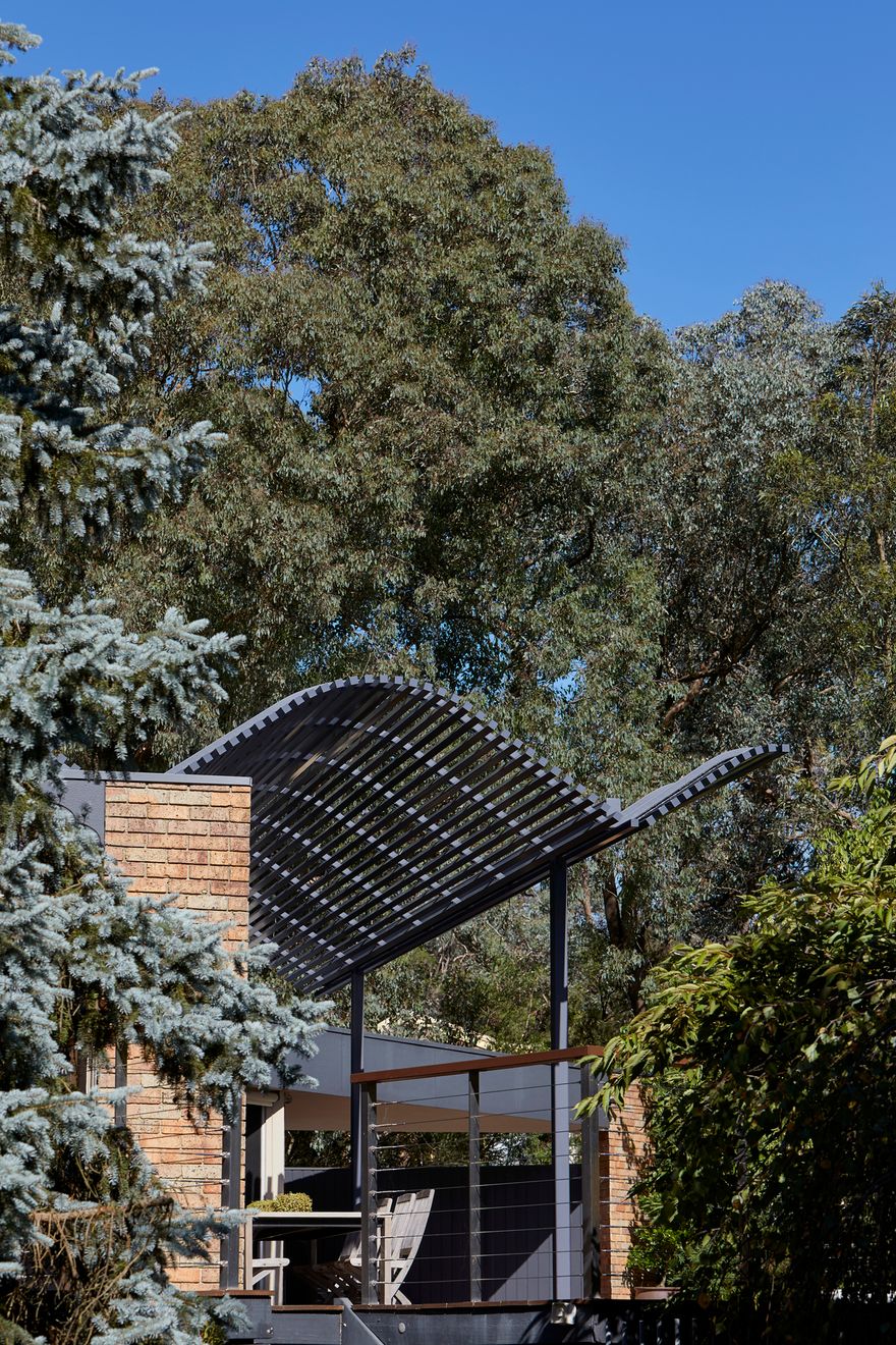 Inspired by the Original Home a New Pergola Improves Outdoor Living