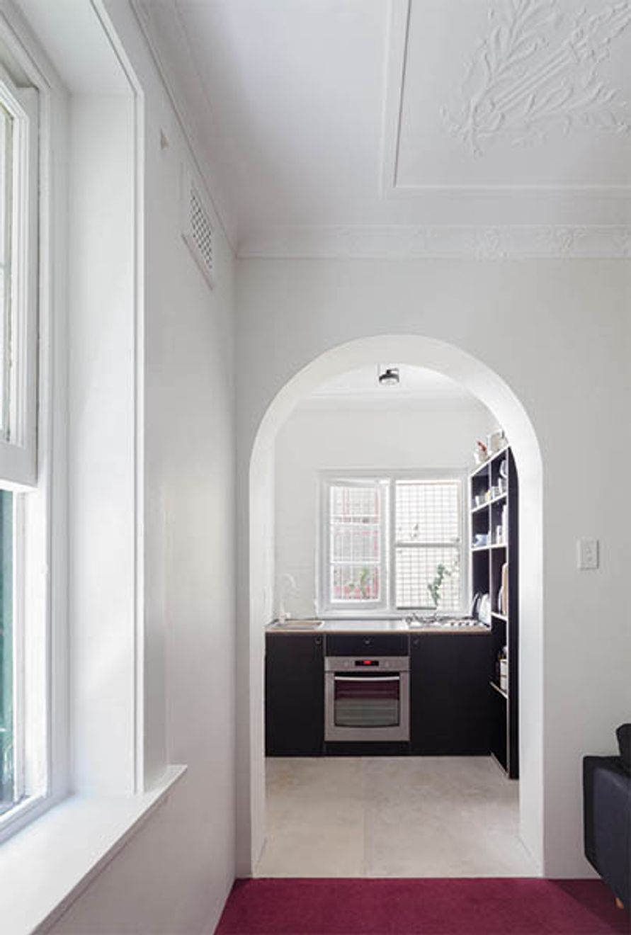 There's a Bedroom Tucked Behind that Sliding Wall!