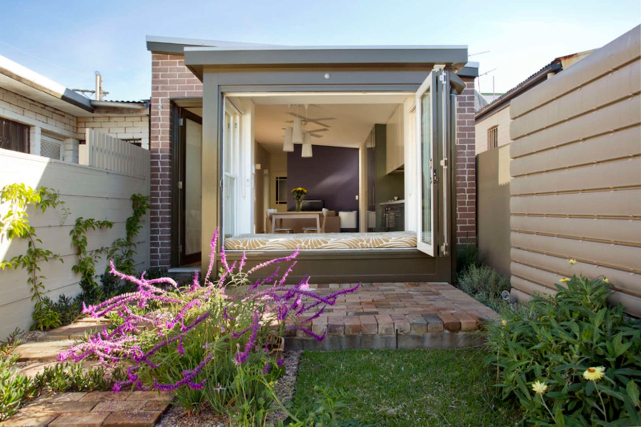 Modern Bay Window Creates a Space to Sit and Linger Outside