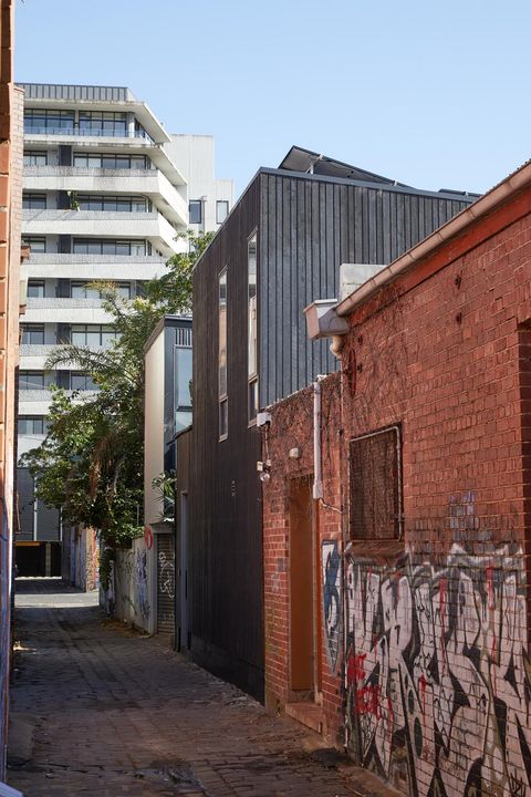 Innovative compact family home design fits in the backyard!