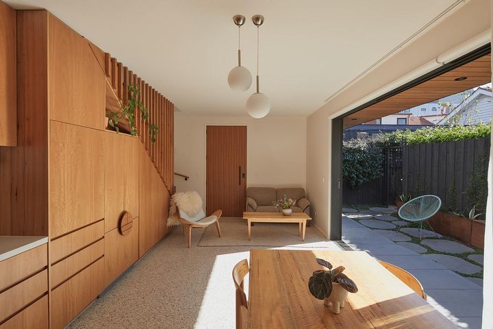 Innovative compact family home design fits in the backyard!