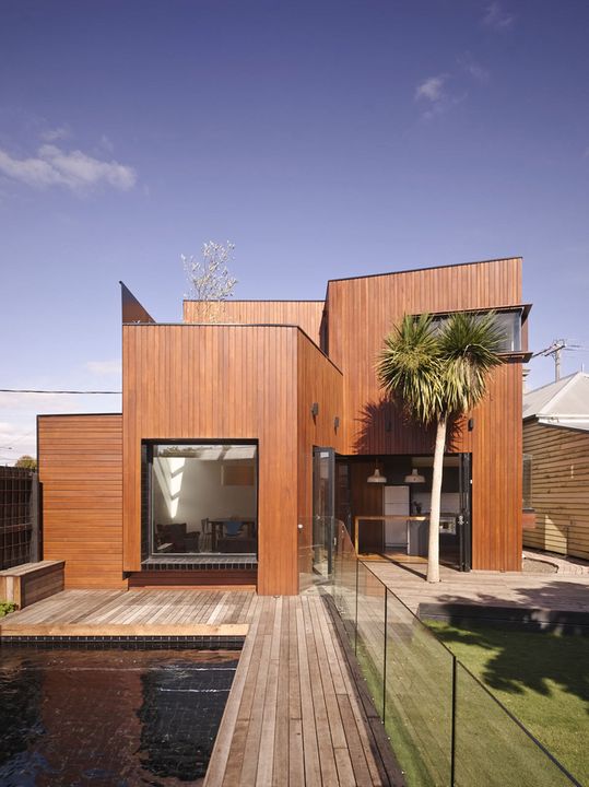 Barrow House is a Renovation of Rotated Timber Boxes