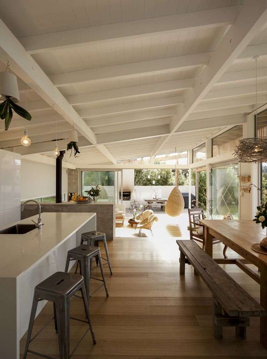 Batten and Board Beach Home is Designed Like an 'Elegant Shed'
