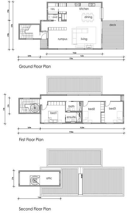Modular Tower House's Lofty Design Makes a Statement in Sleepy Suburb