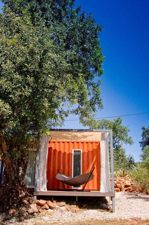 Rusty Shipping Container Transformed into a Glamorous Guest House