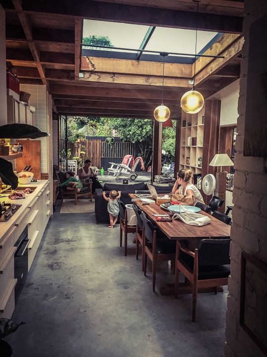 Light Streams Into This Compact yet Versatile Open-Plan Living Area