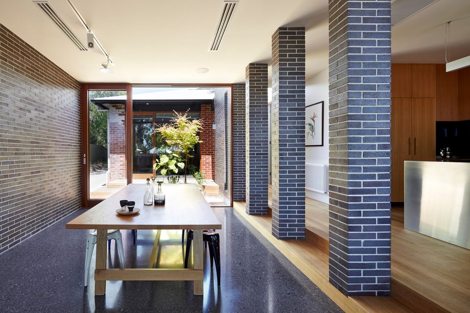 A Dramatic Brick Colonnade Links and Defines New Spaces in This Reno