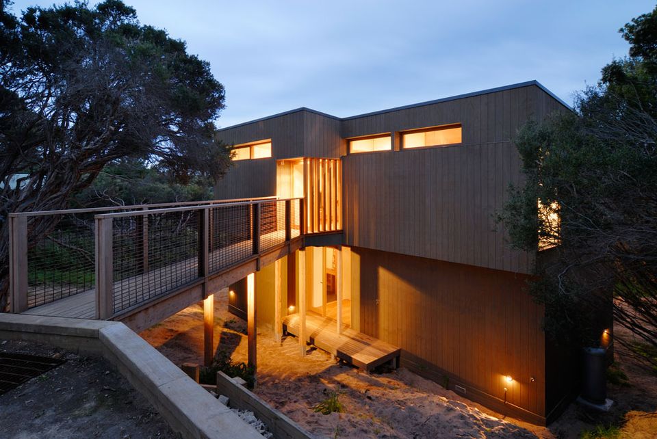 A Busy Family Find Peace and Quiet in Their Designer Fortress House