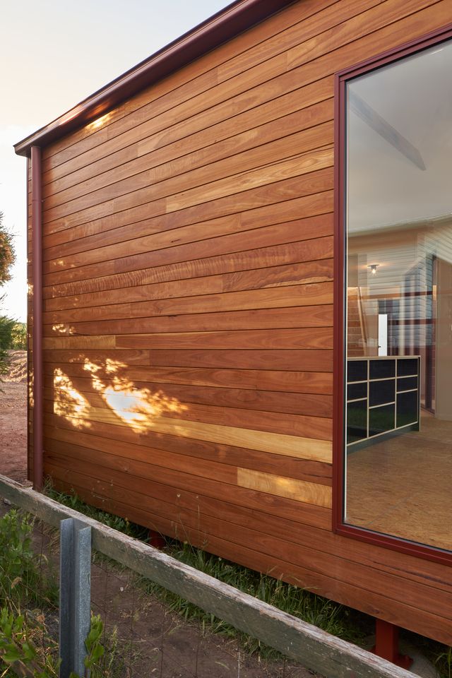 This compact home is a contemporary take on the classic Aussie shack