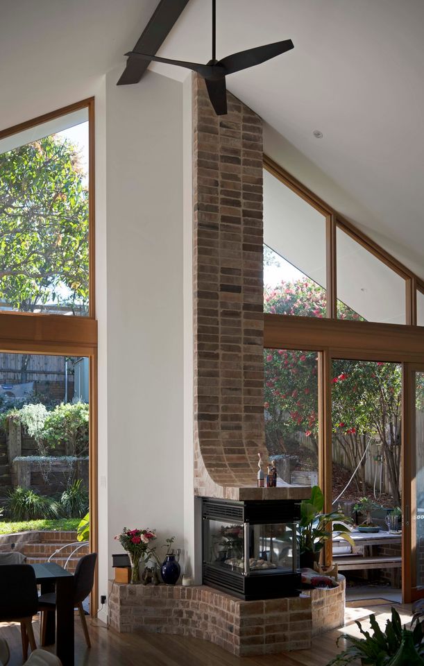 Extending the Original Roofline Creates Stunning Cathedral Ceilings