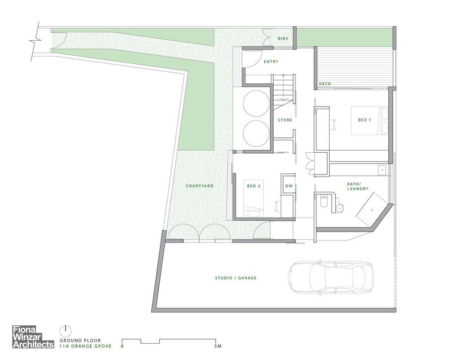Orange Grove House Makes the Most of a Compact Sub-Divided Site