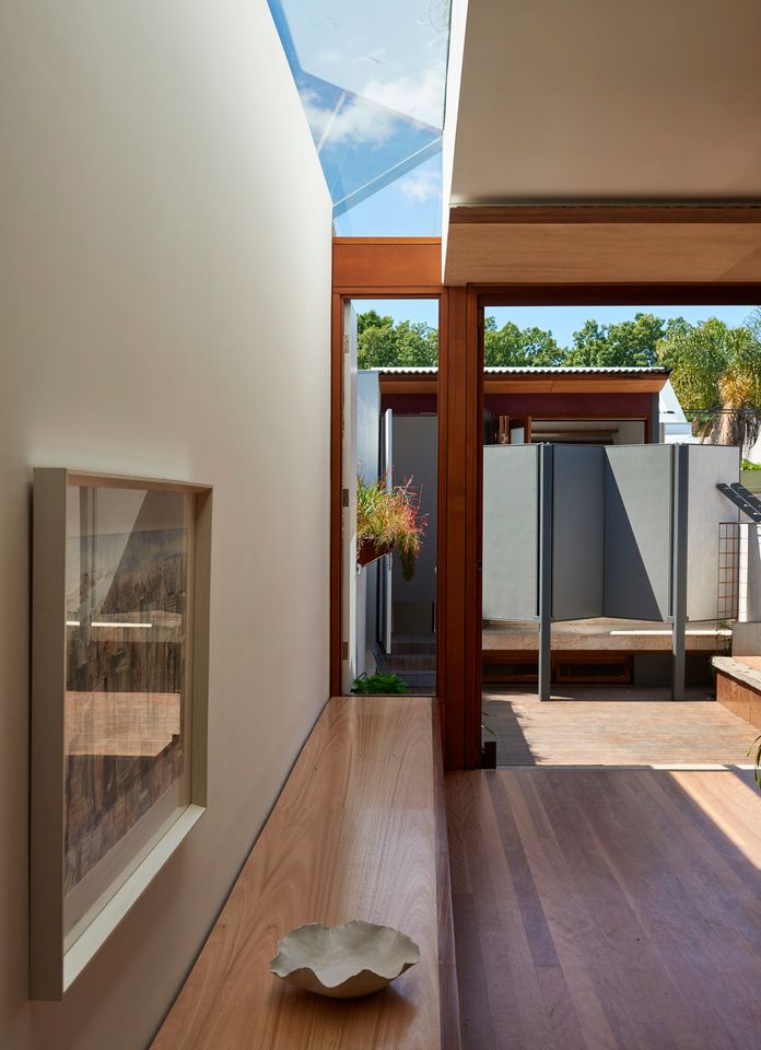 The Renovation of This Terrace Reuses Existing Materials in New Ways